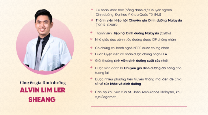 Chuyên Gia Dinh Dưỡng - Alvin Lim Ler Sheang – Dawn Bridge